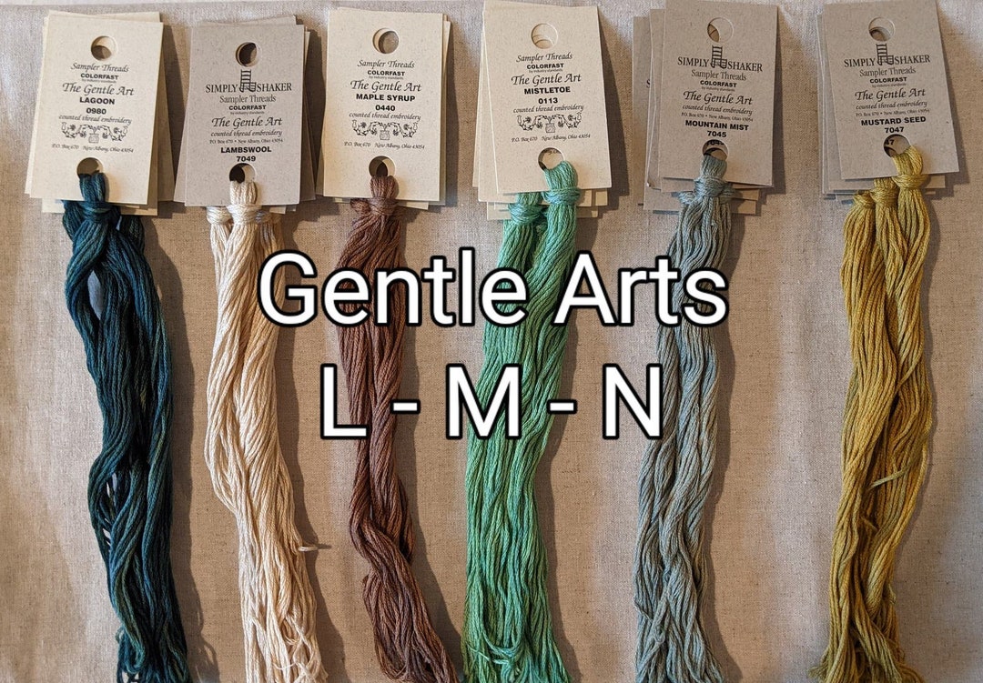 The Gentle Art - Sampler and Simply Shaker Threads - Hand and Over Dyed ...