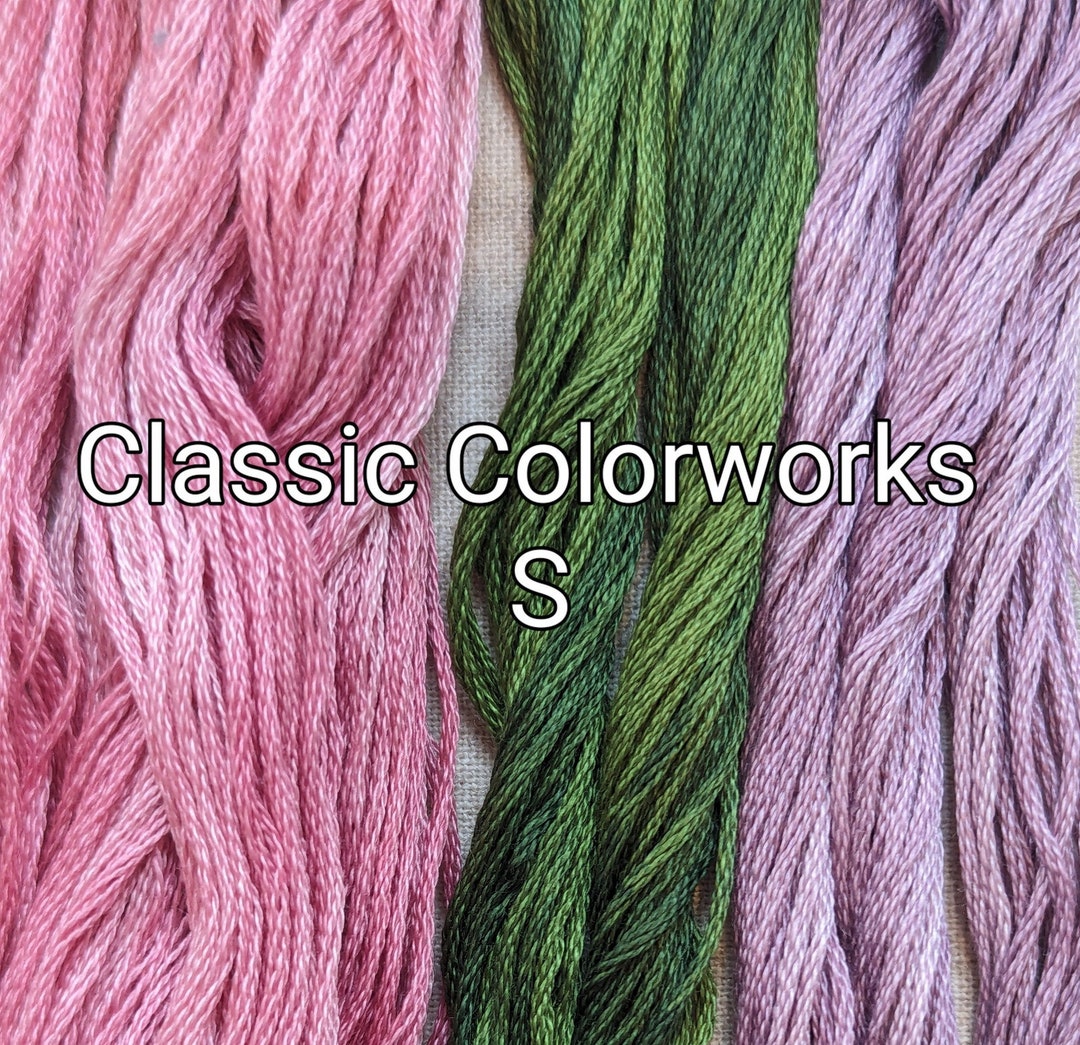 Classic Colorworks - Hand Dyed Embroidery Thread - S - Etsy