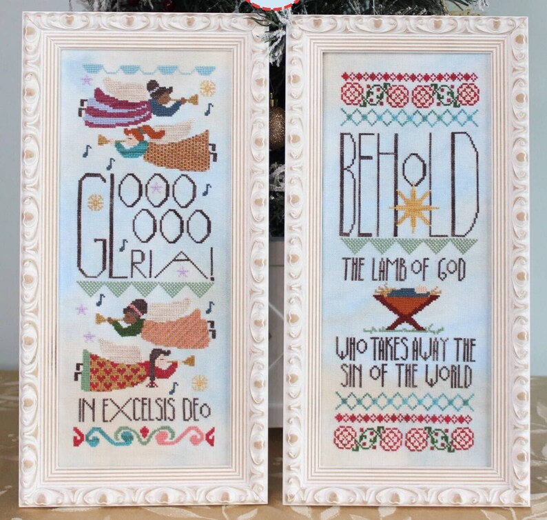 Lindy Stitches - Glad Tidings - Cross Stitch Pattern - Etsy