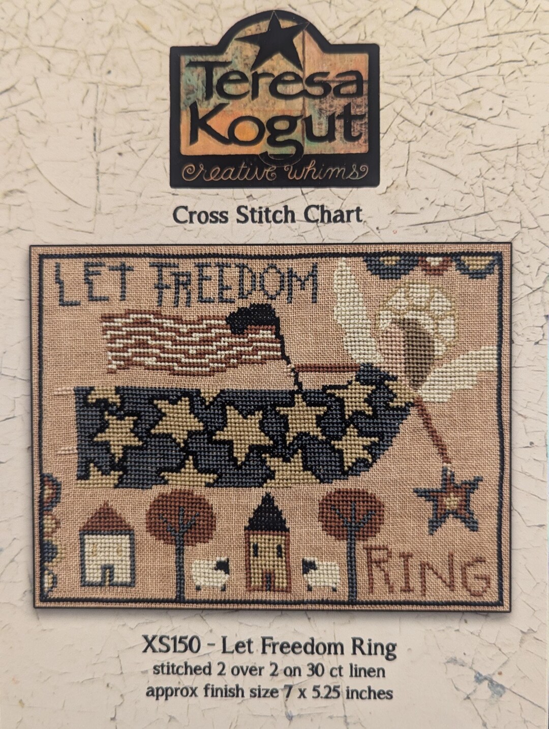 Let Freedom Ring Cross Stitch Pattern - Teresa Kogut Creative Whims ...