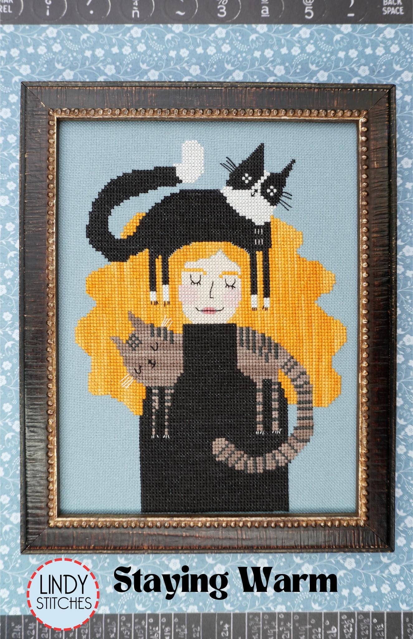 Lindy Stitches - Staying Warm - Cross Stitch Pattern - Etsy