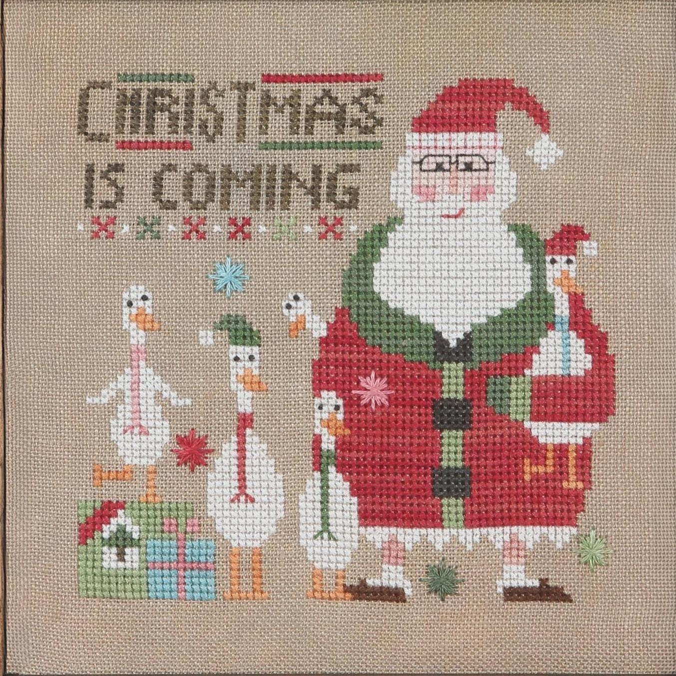 Wee Santa 2025 to 2010 Heart in Hand Cross Stitch Patterns - Choice - Etsy