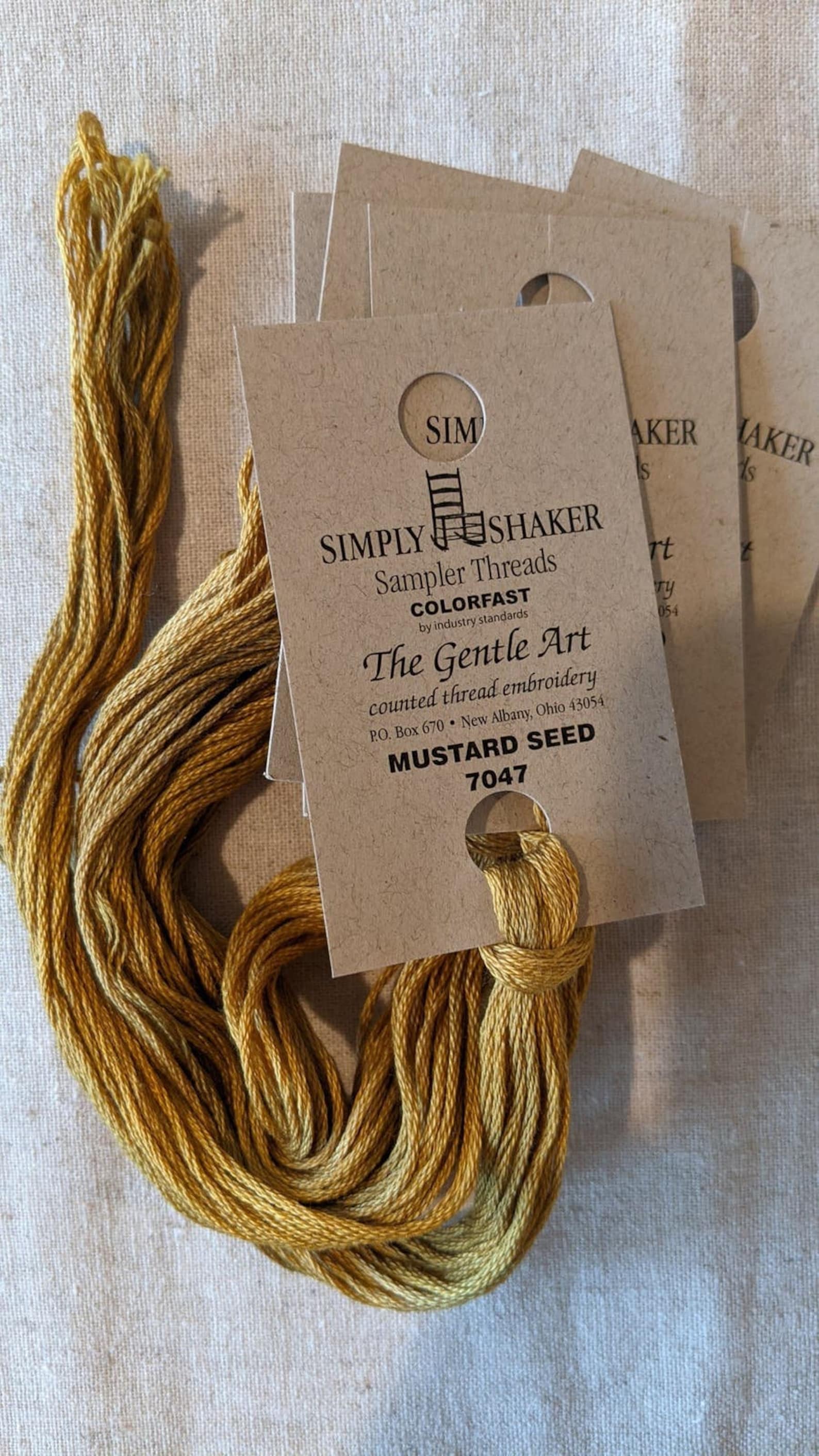 The Gentle Art - Sampler and Simply Shaker Threads - Hand and Over Dyed ...
