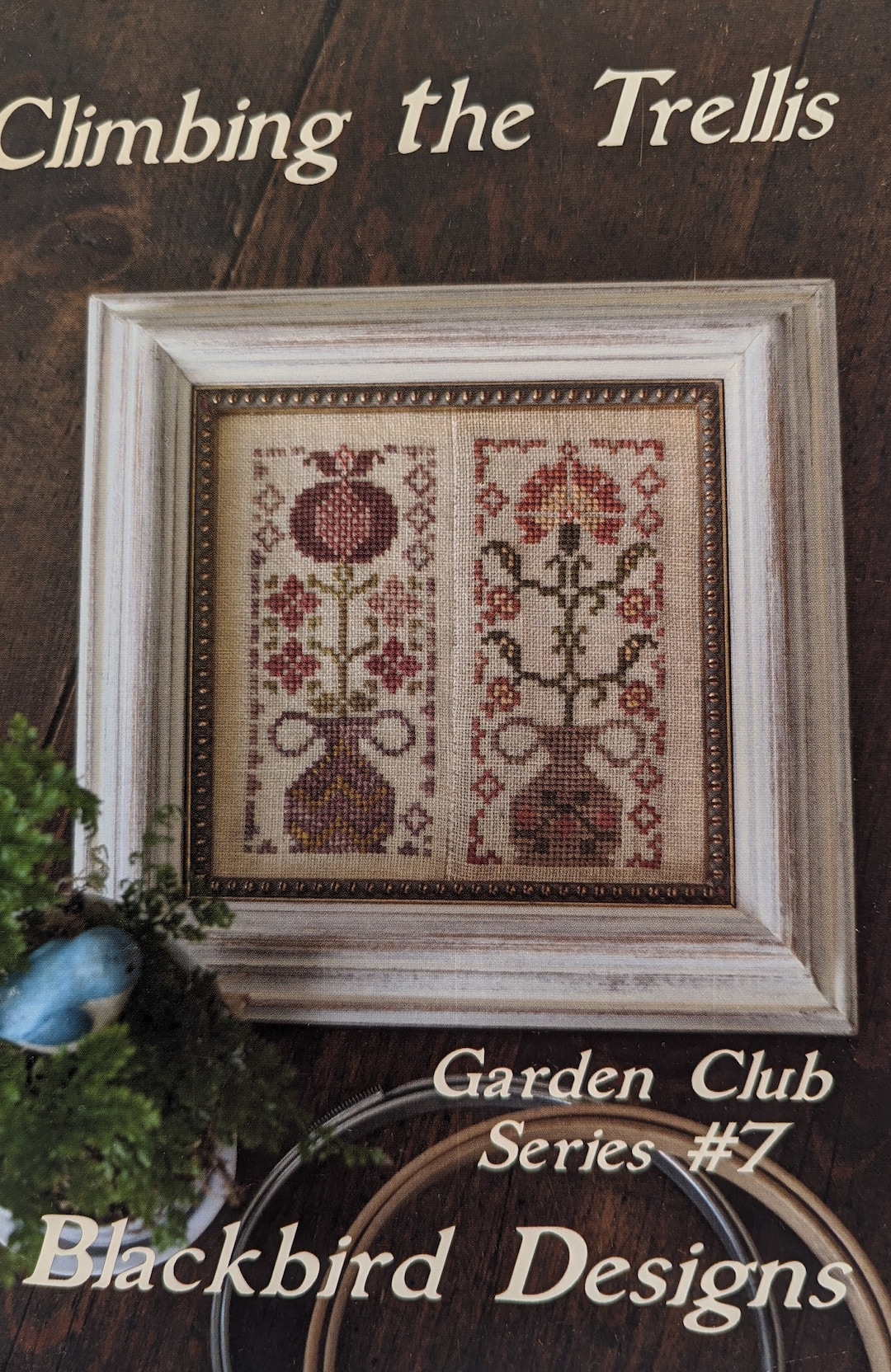 Blackbird Designs - Climbing the Trellis - Garden Club Series #7 - 2016 - Etsy