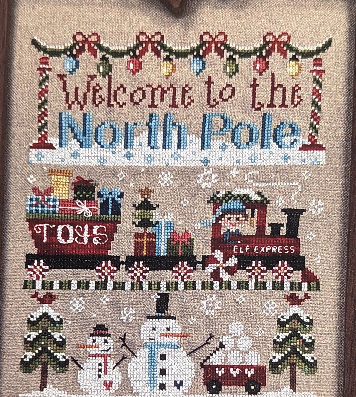 Welcome to the North Pole - Paper Pattern - Primrose Cottage Stitches ...