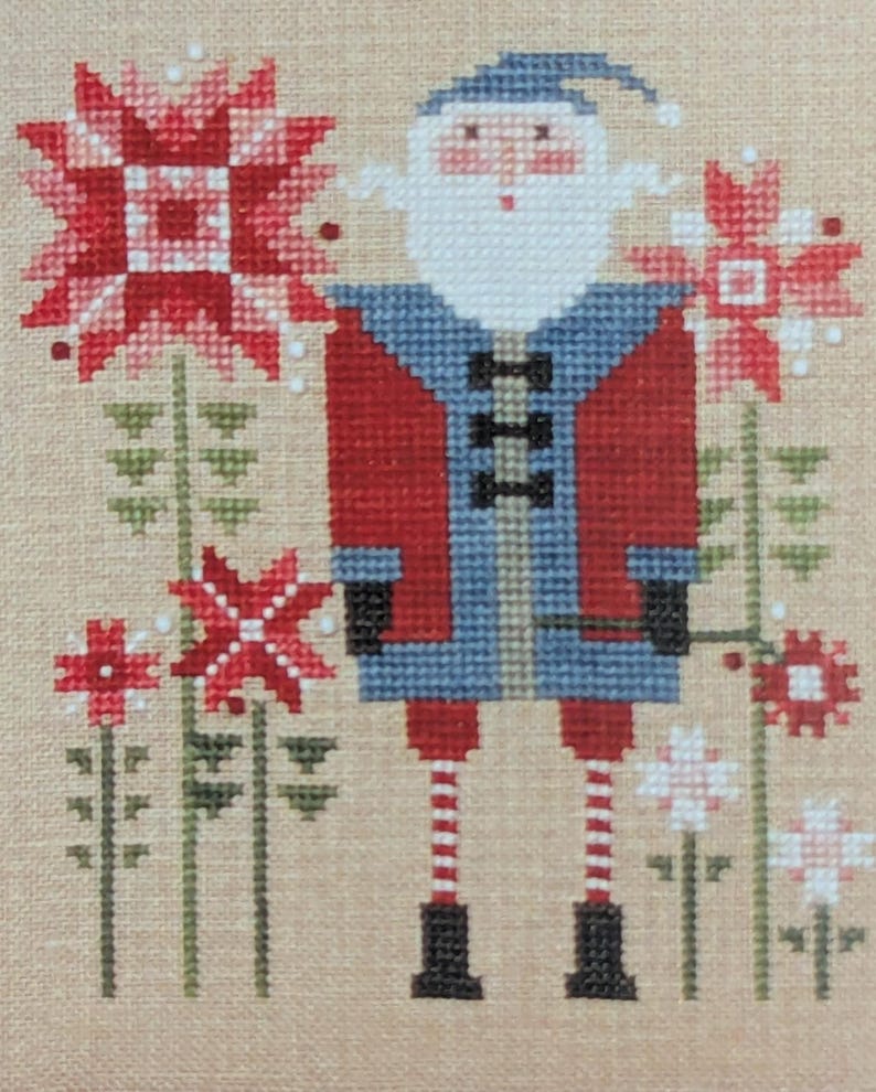 Wee Santa 2025 to 2010 Heart in Hand Cross Stitch Patterns - Choice - Etsy