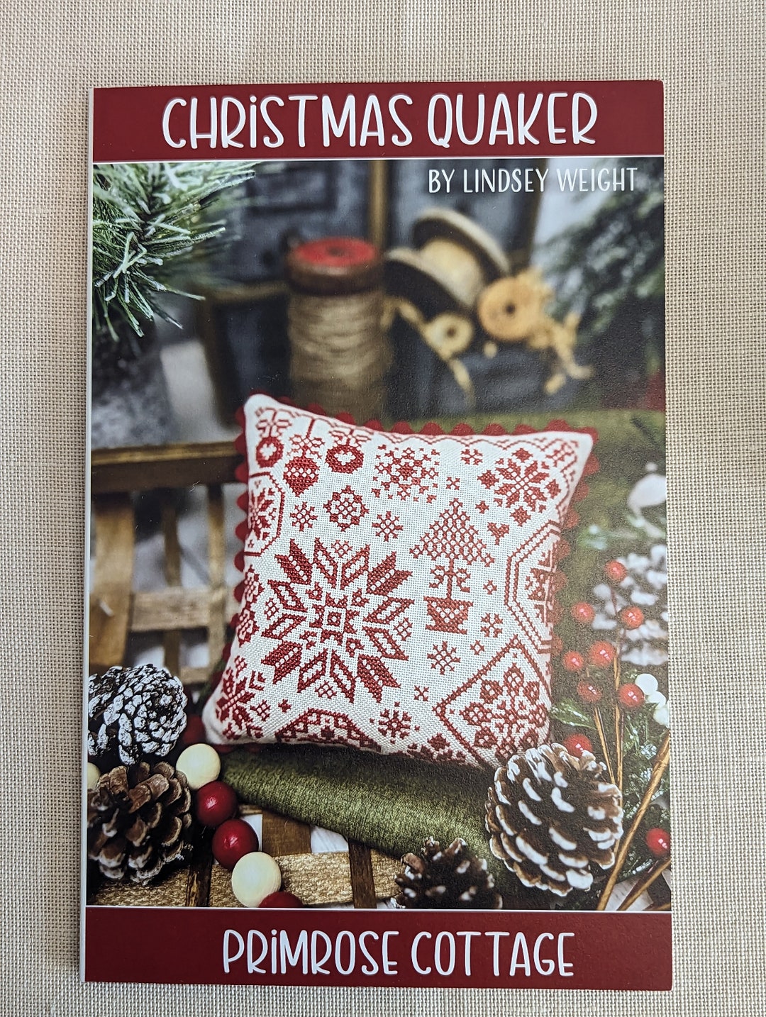 Christmas Quaker -paper Pattern - Primrose Cottage Stitches - Lindsey ...