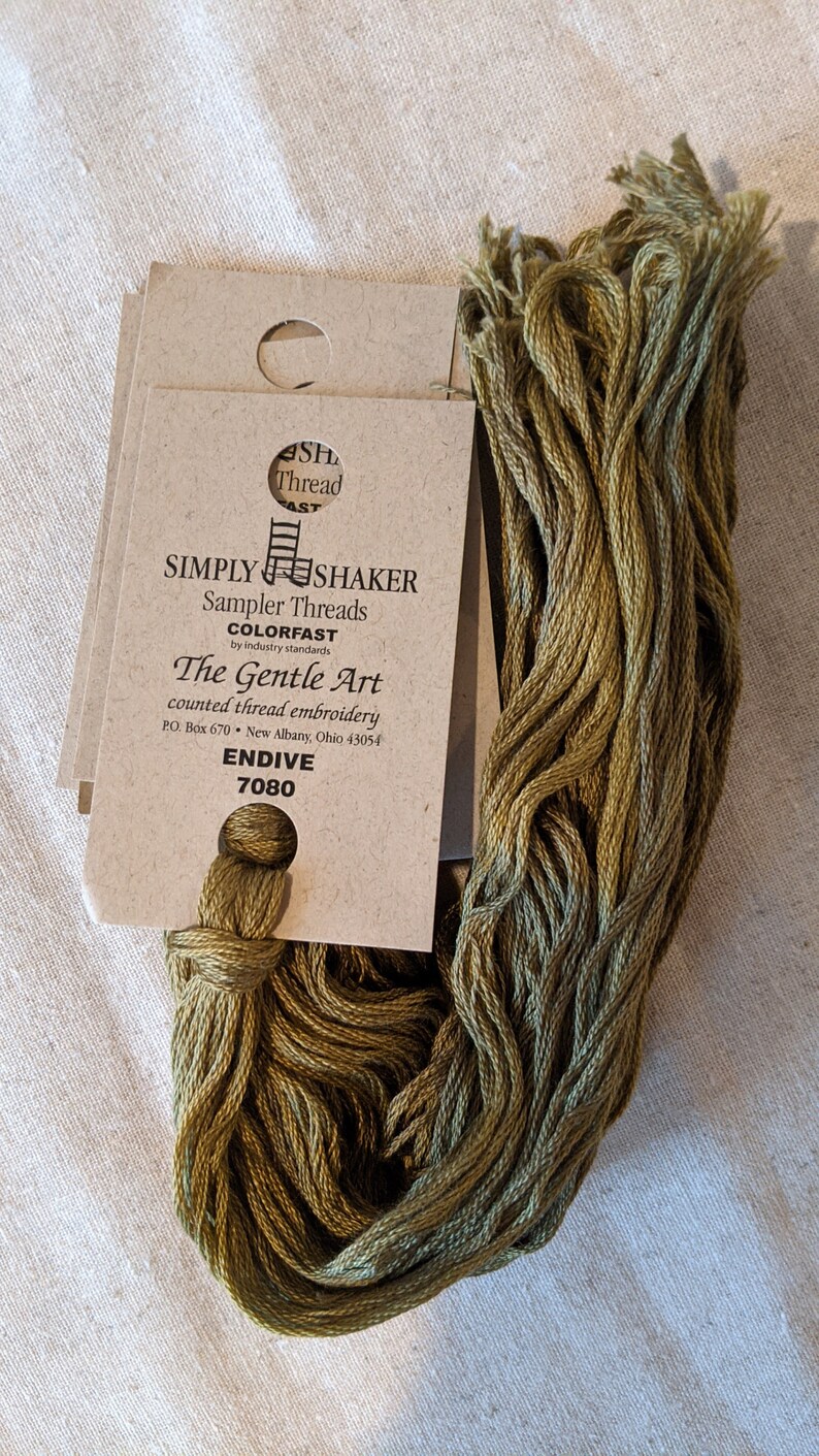 The Gentle Art - Sampler and Simply Shaker Threads - Hand and Over Dyed ...