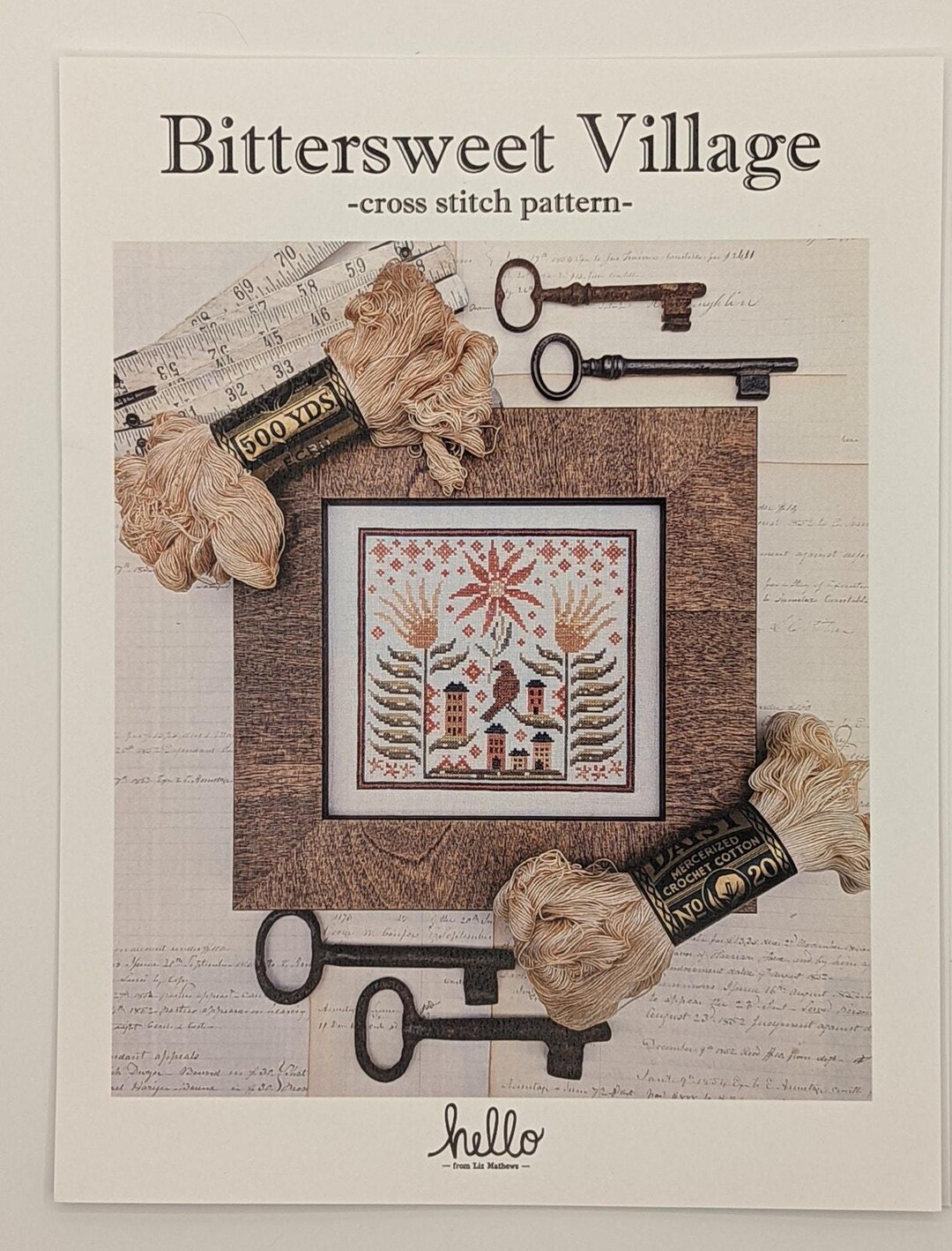Bittersweet Village Cross Stitch Pattern - Hello From Liz Mathews - Etsy