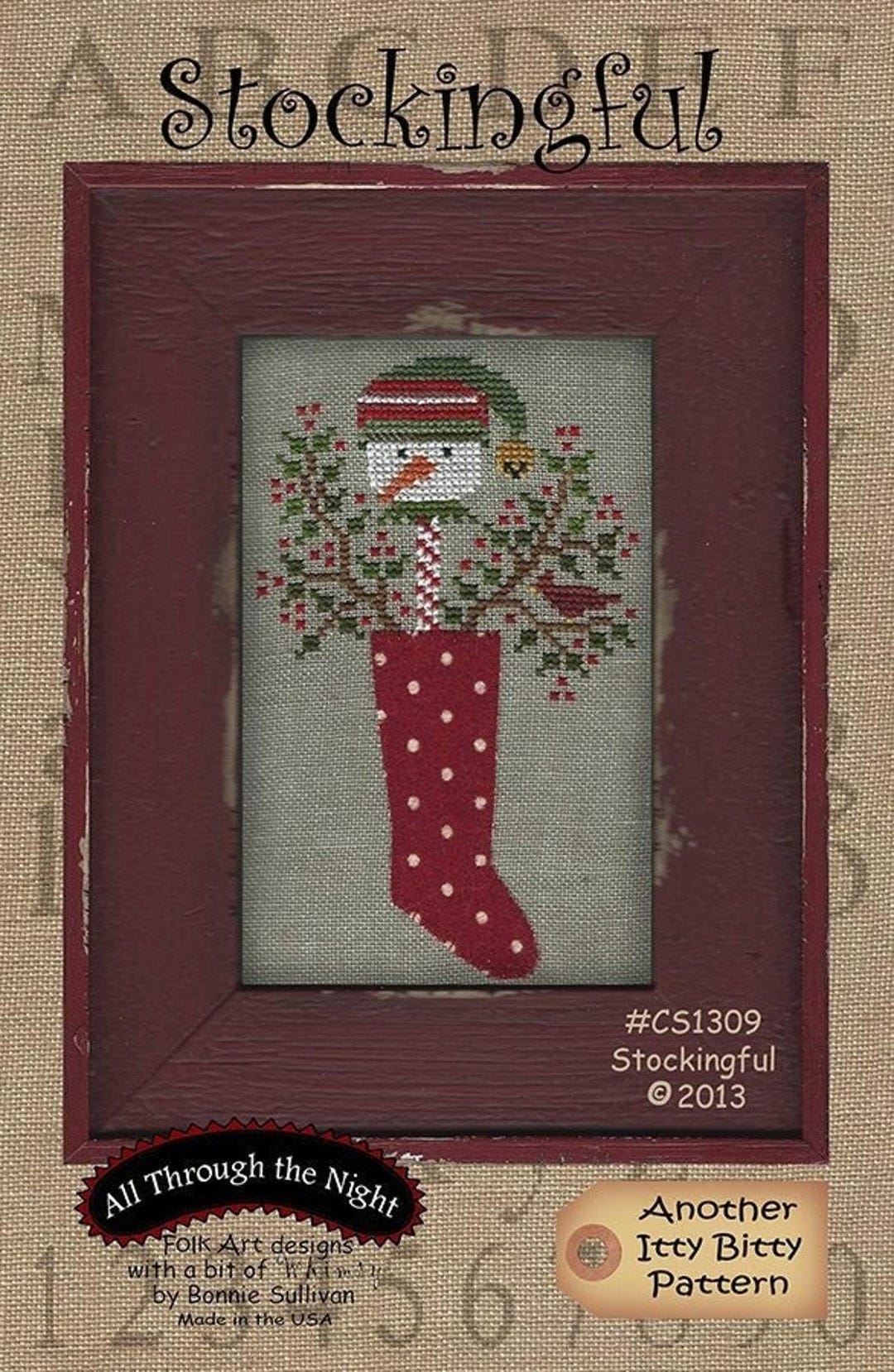 Stockingful - Bonnie Sullivan of All Through the Night - Cross Stitch ...
