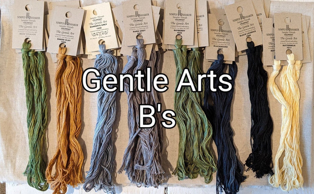 The Gentle Art - Sampler and Simply Shaker Threads - Hand and Over Dyed ...