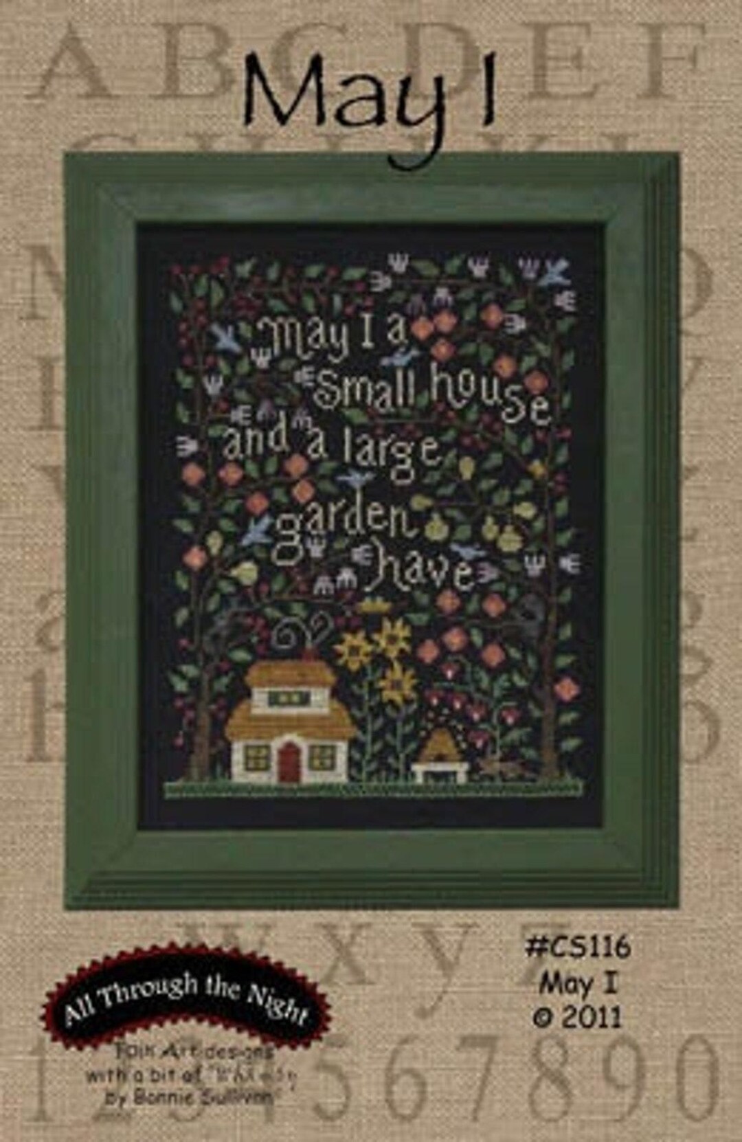 May I - Bonnie Sullivan of All Through the Night - Cross Stitch Pattern ...