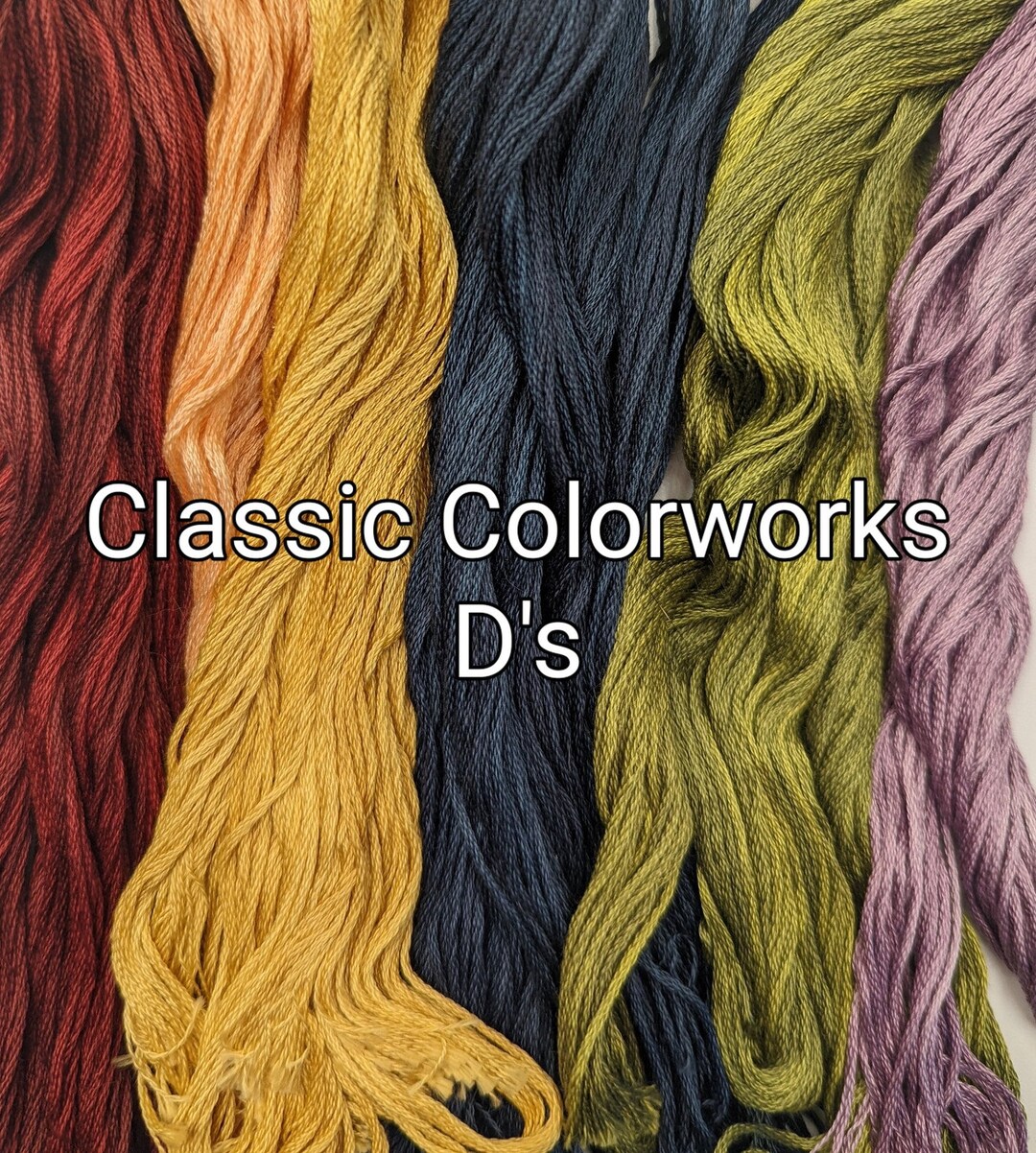 Classic Colorworks - Hand Dyed Embroidery Thread - D's - Etsy