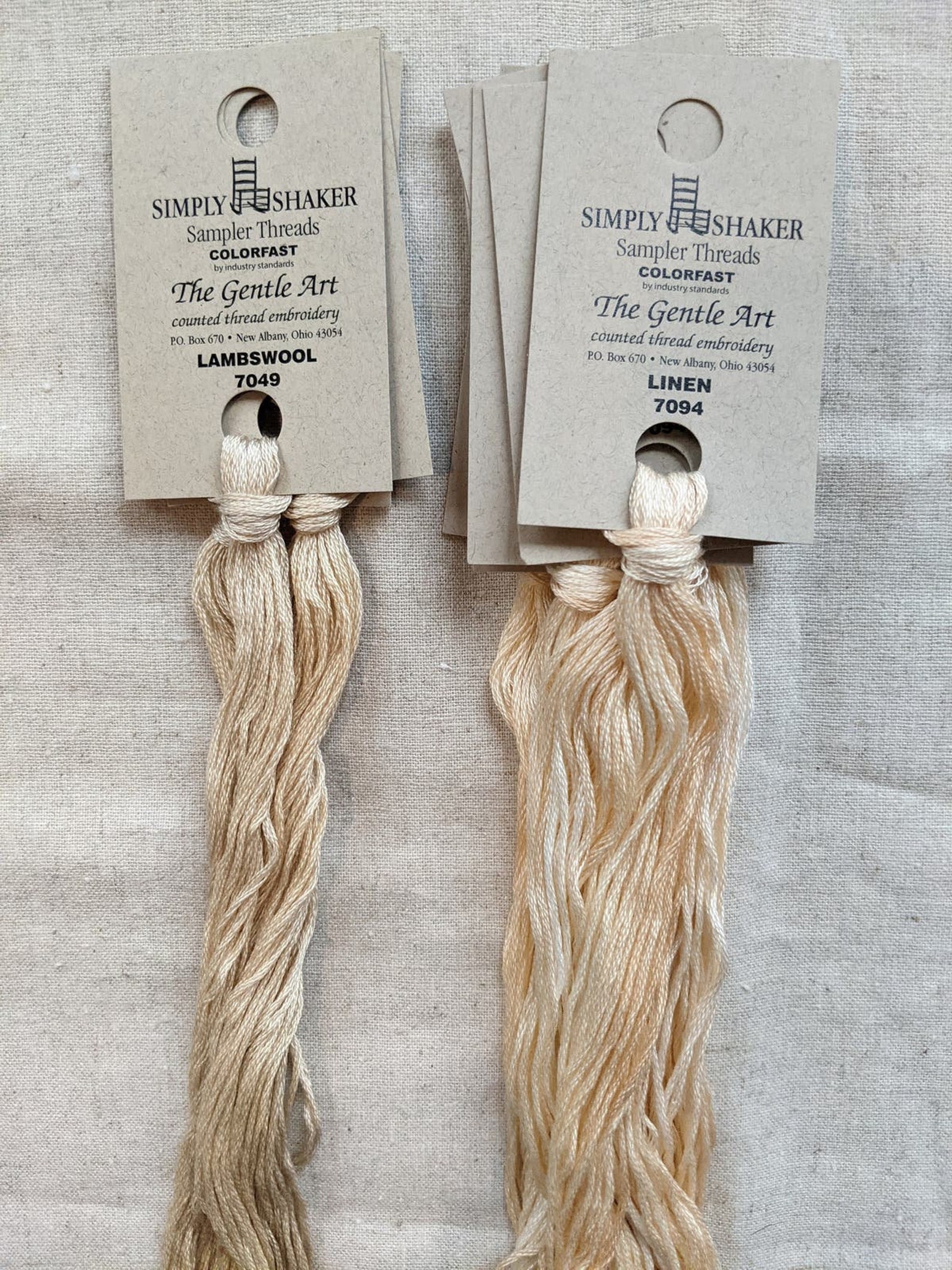 The Gentle Art - Sampler and Simply Shaker Threads - Hand and Over Dyed ...