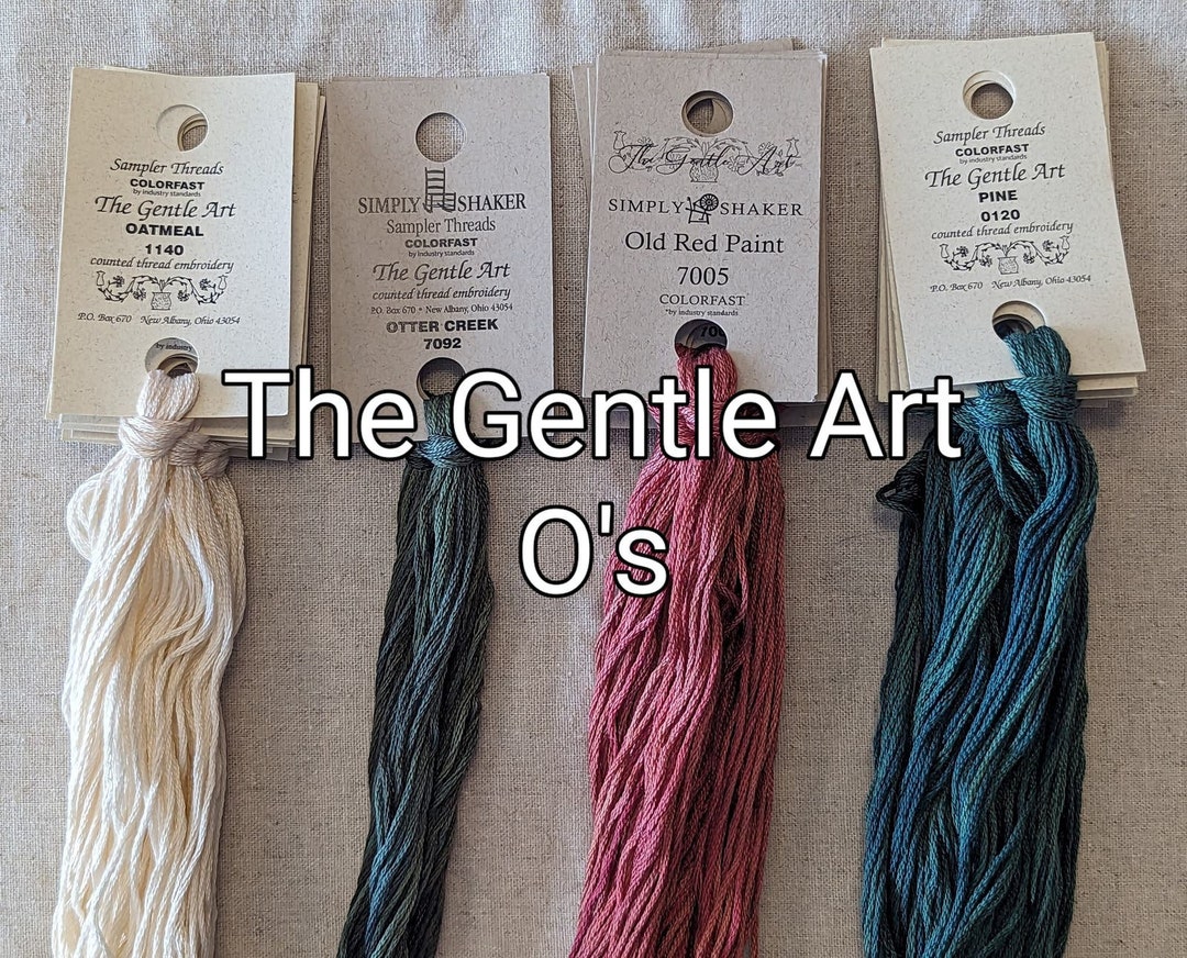 The Gentle Art - Sampler and Simply Shaker Threads - Hand and Over Dyed ...