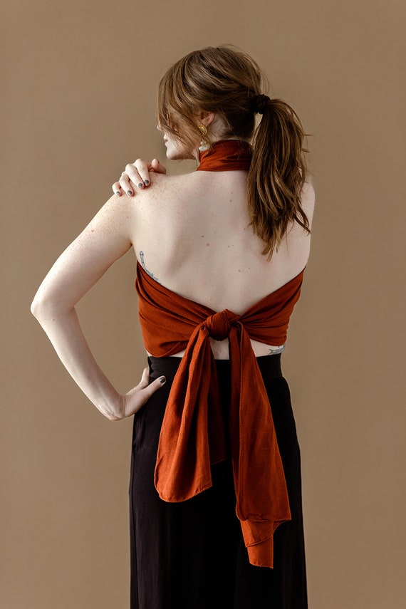 Rust Scarf Wrap - Gem