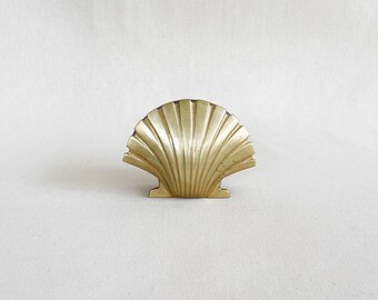 Brass Scallop Shell - Etsy