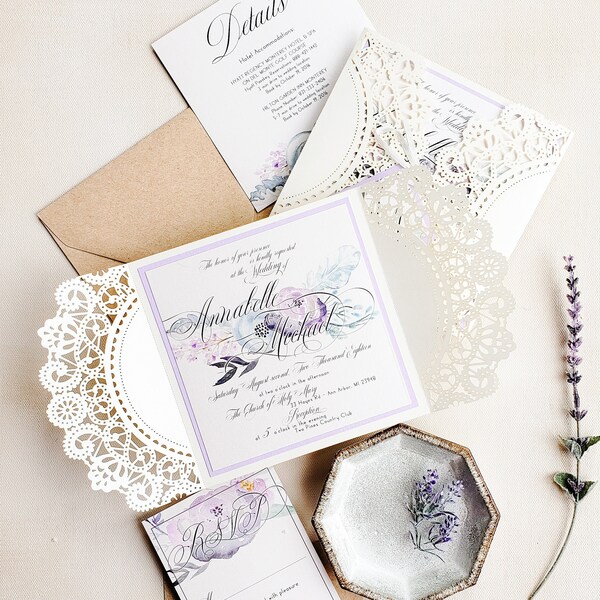 Doily Invitation - Etsy