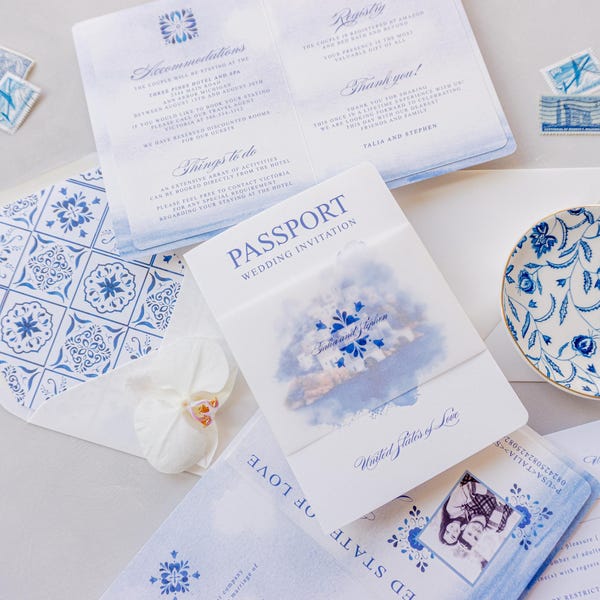 Greek Wedding Invitation - Etsy