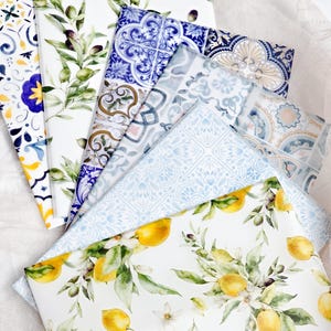 Italian Ceramic Tile Vellum Wrap – Sicilian Wedding or Shower - Pack of ...