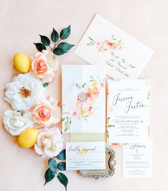 Unique Summer Wedding Invitations