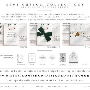 Botanical Vellum Gate Wedding Invitation With Sage Green and White ...