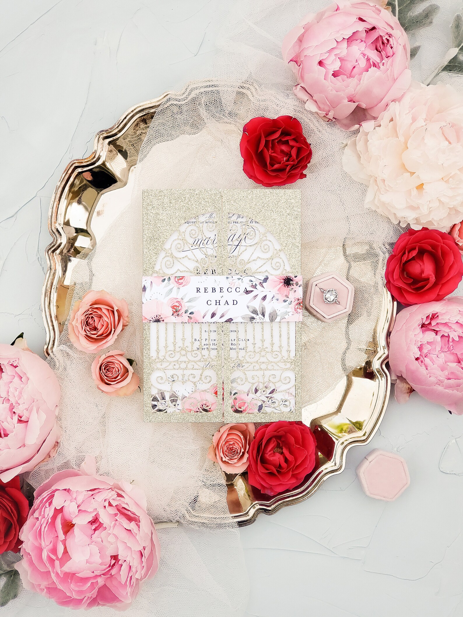 Fairytale Wedding Invitations Enchanted Garden Wedding | Etsy