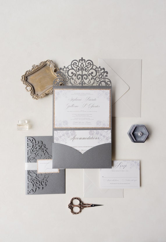 Pocket Folder Invitation Examples