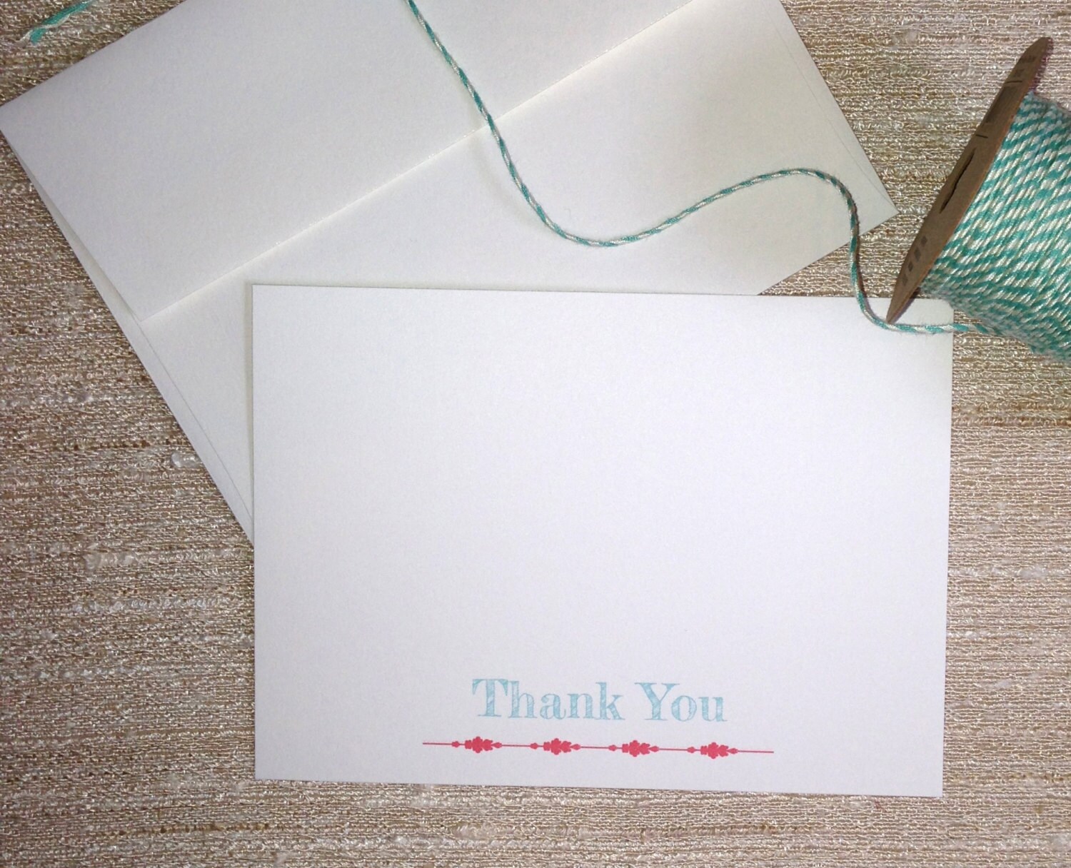 Printed THANK YOU Card Thank You Note Stationery Thank You - Etsy