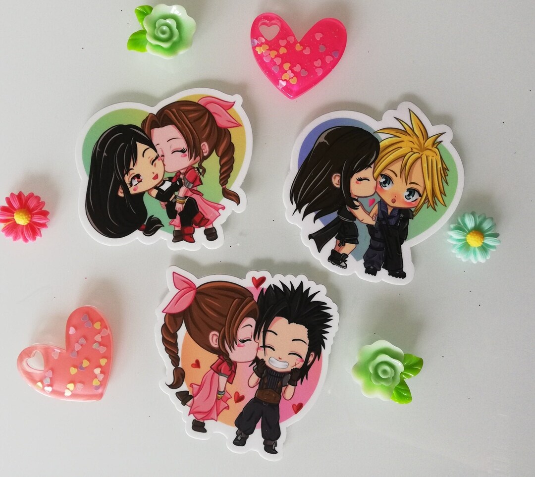 Cloti FF7 Couples Stickers - Etsy