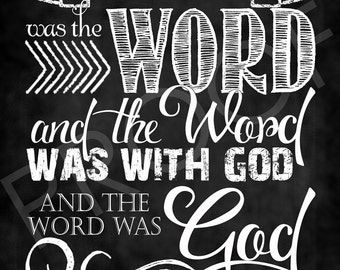 Scripture Art Philippians 3:13-14 Chalkboard Art version | Etsy