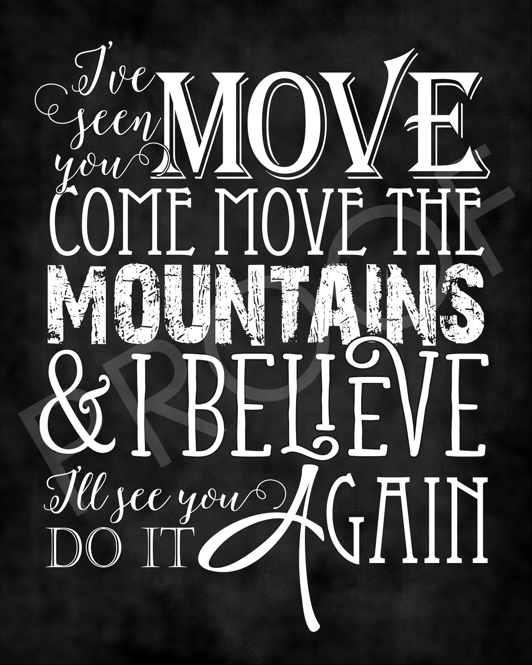 Chalkboard Art - Song "do It Again" - Etsy