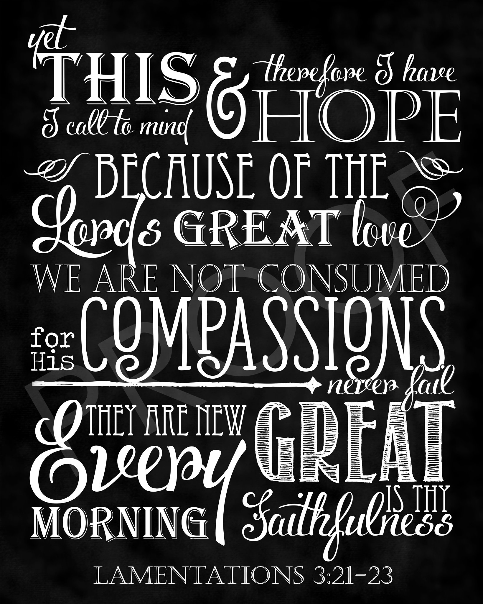 Christmas Scripture Chalkboard Art