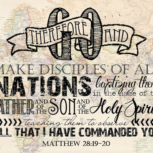 Matthew 28 19 - Etsy