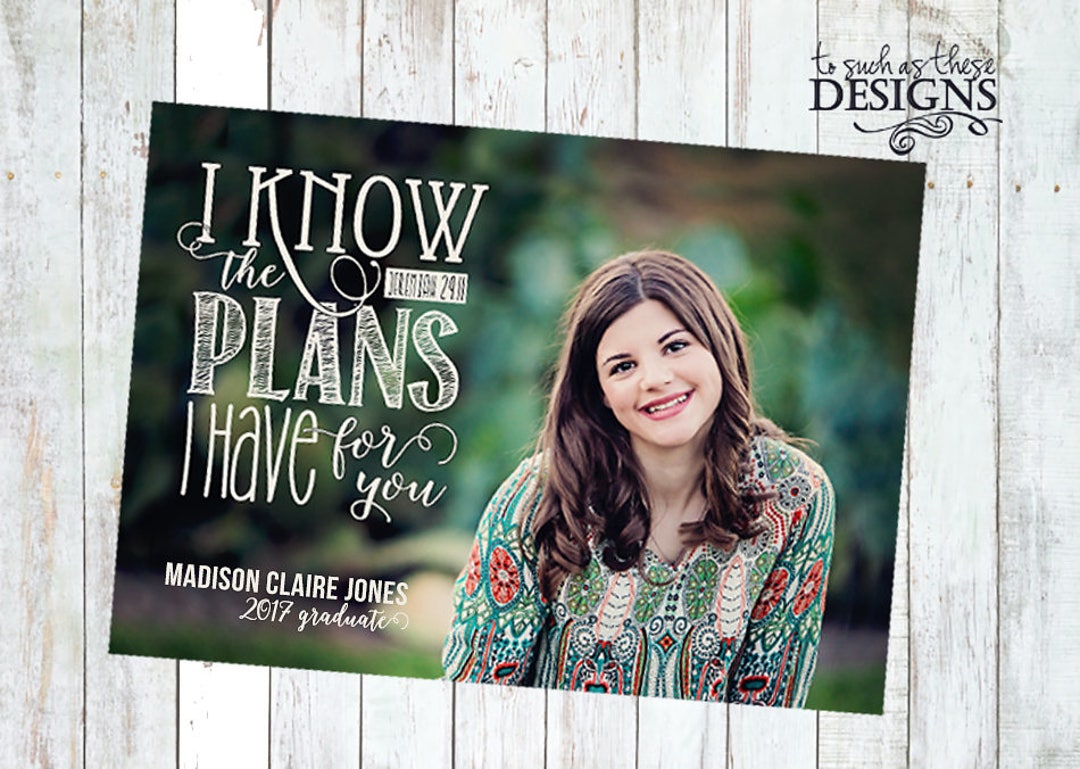 Digital Graduation Announcement, Printable, Print Your Own, Photo Card ...
