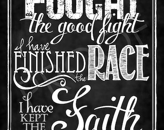 2 Timothy 4:17 Scripture Art Print Makewells - Etsy