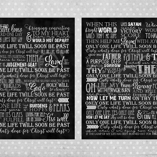 Only One Life - Etsy