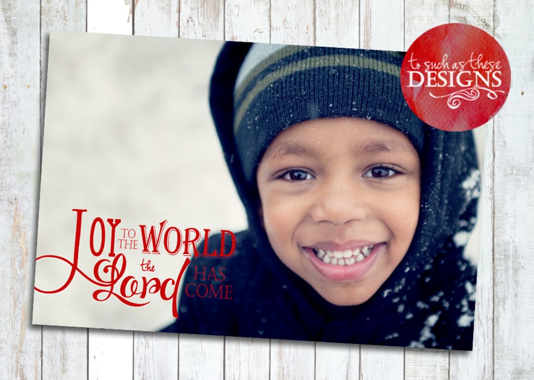 Christmas Overlay Card, Digital Christmas Card, Photo Christmas Card ...