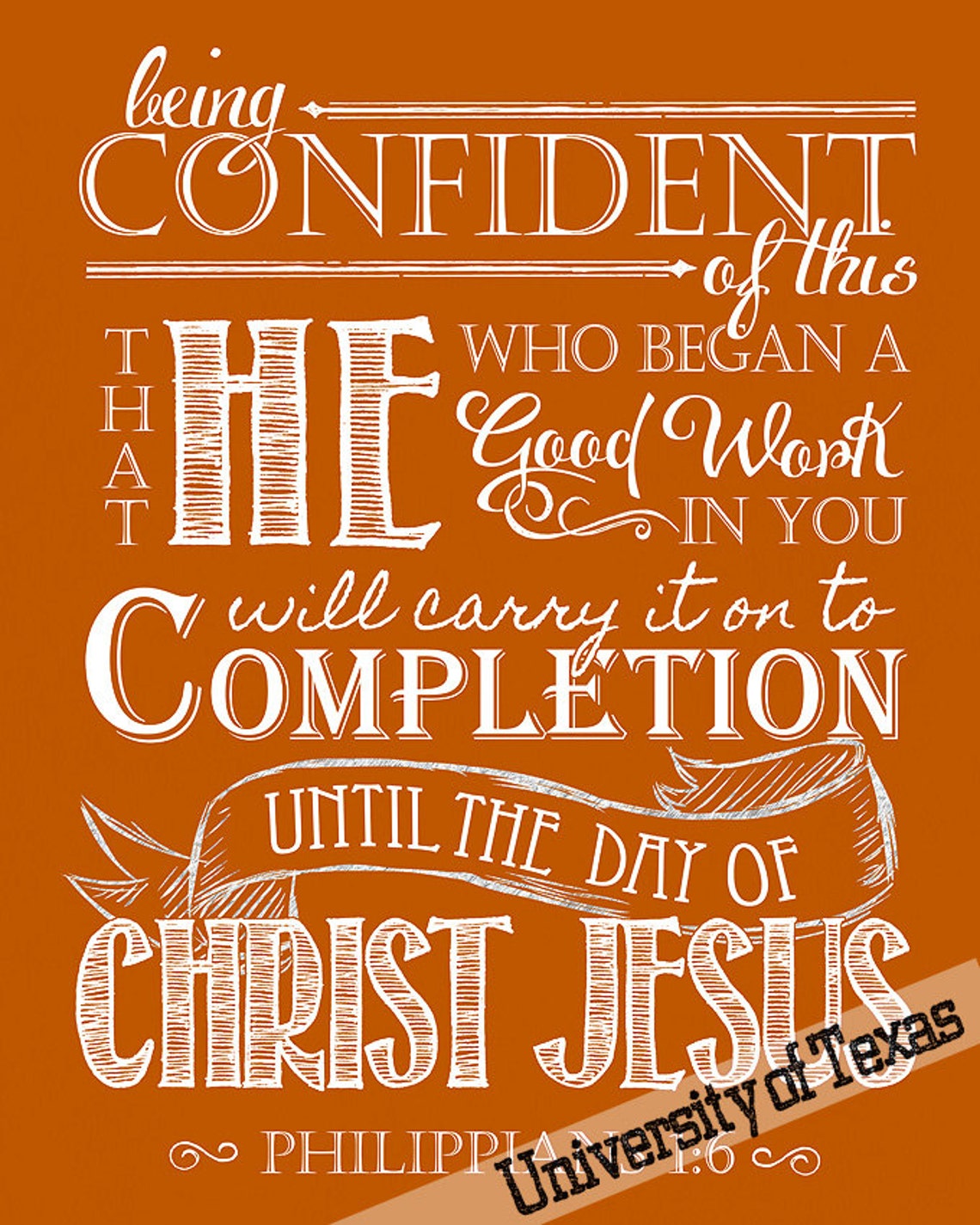 University Scripture Signs - Etsy