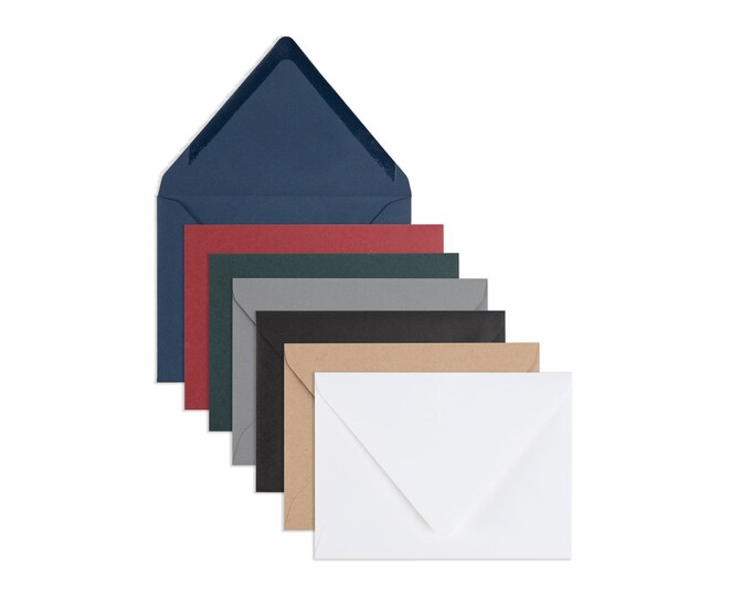 Printing of 25 Photographic Paper One-sided Cards with Envelopes - Etsy