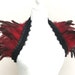 Red Feather Cape, Carnival Costume, Bird Costume,steampunk Cape ...