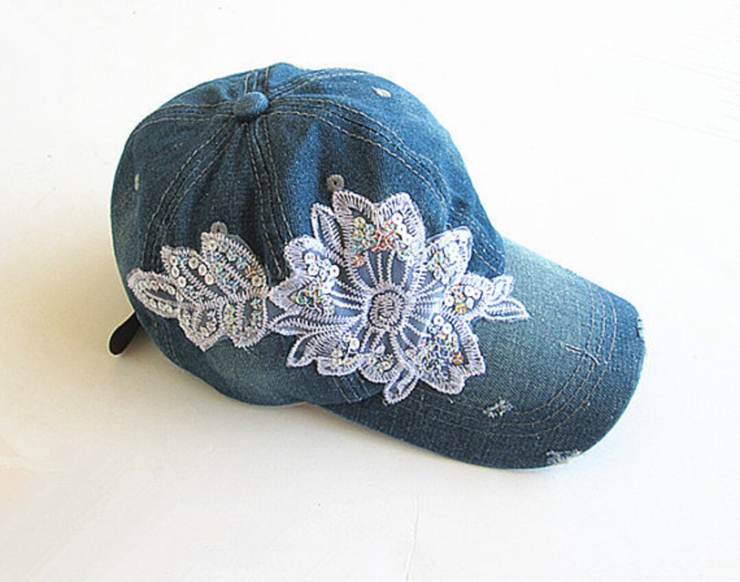 Gift for Her,embellished Baseball Cap-women's Cap-baseball Cap-fashion ...
