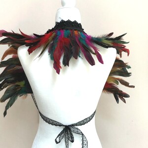 Feather Cape Carnival Costume Bird Costumesteampunk Cape - Etsy