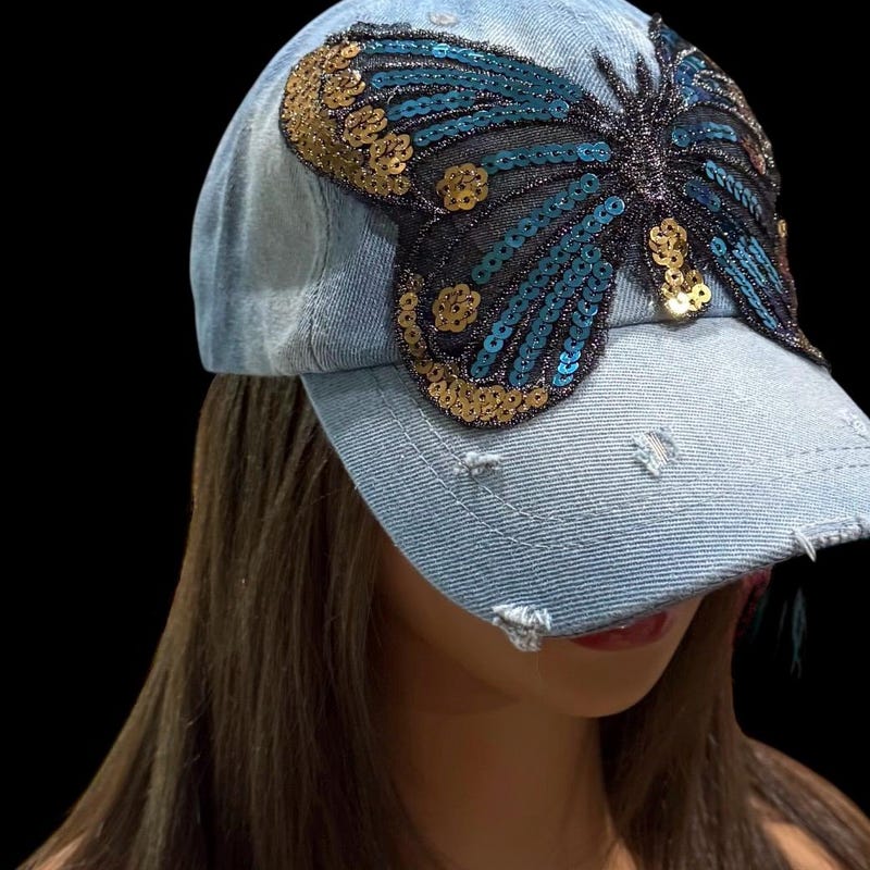 Decorated Baseball Caps - Etsy