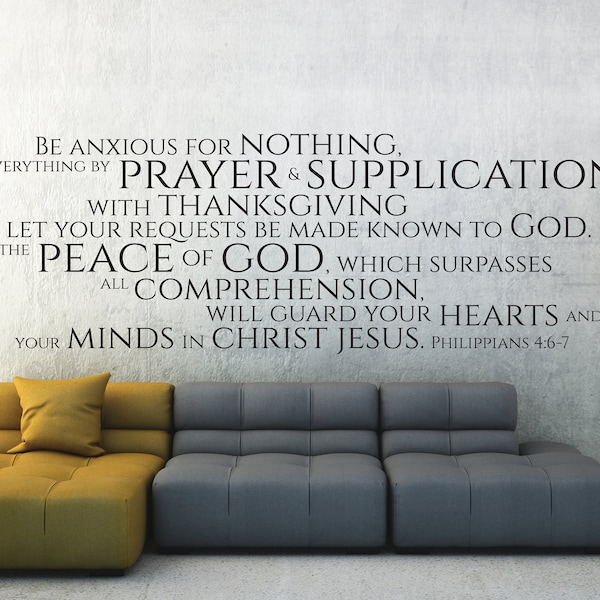 Philippians 4 6 7 - Etsy