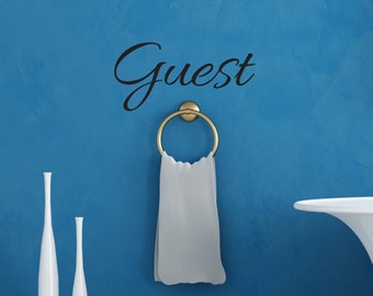 Guest Towel Sign | Etsy