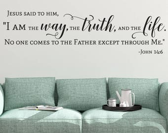 I Am Way Truth Life | Etsy