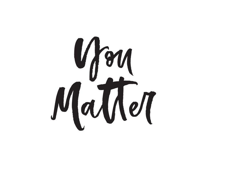 Vinyl Wall Art Decal you Matter Classroom | Etsy
