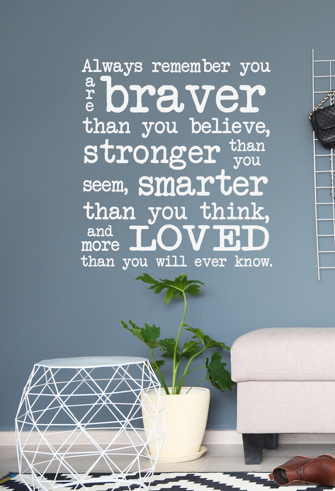 Vinyl Wall Art Decal always Remember You Are - Etsy Ireland