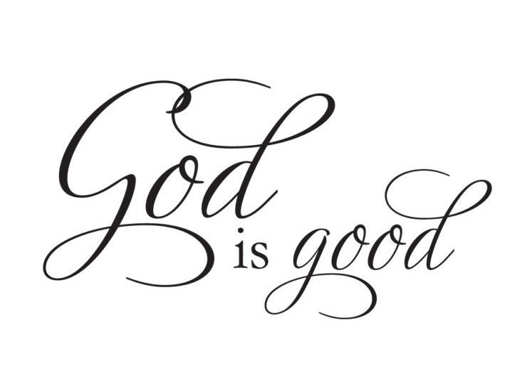 Vinyl Wall Art Decal | "god is Good" - Etsy